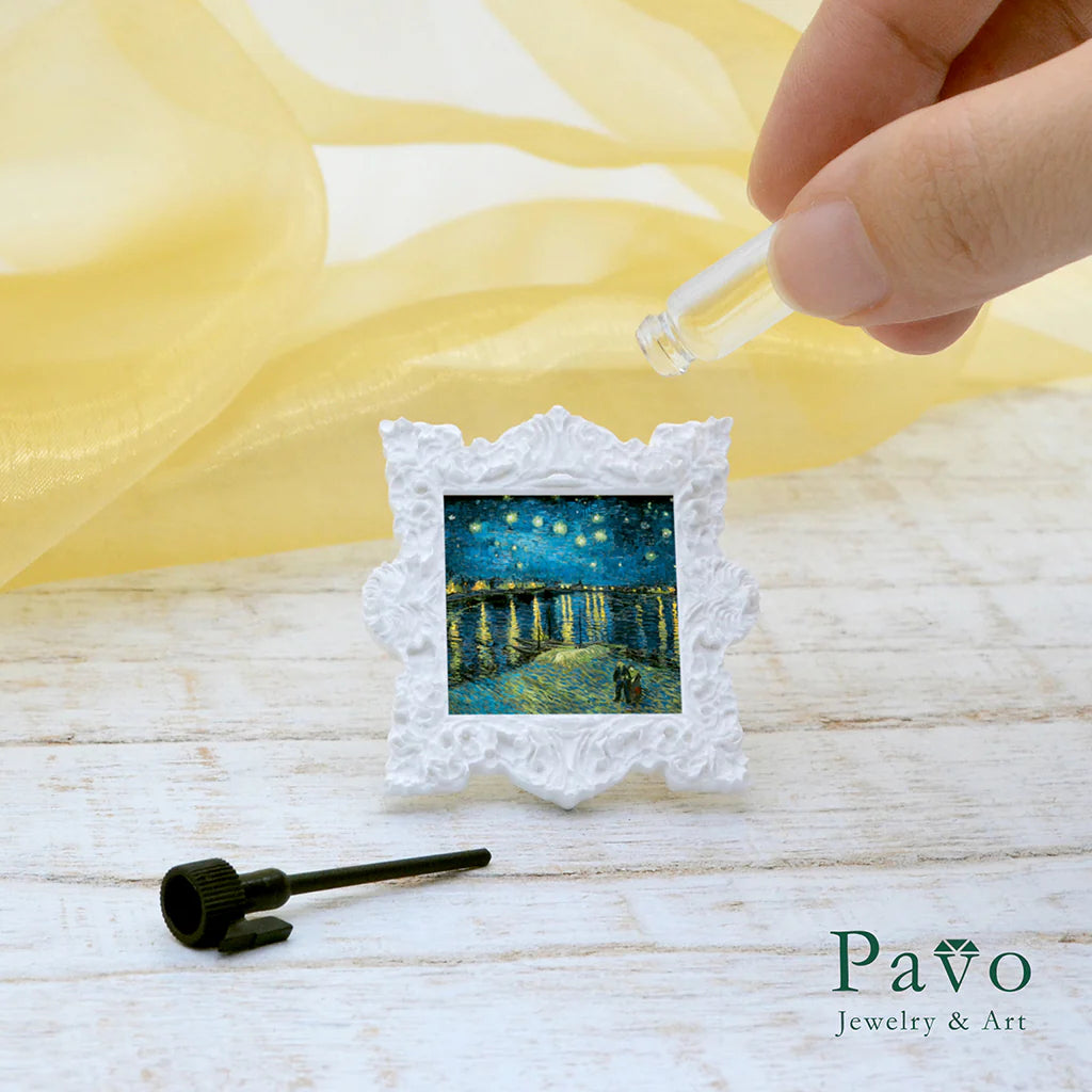 Van Gogh's "The Starry Night" Diffuser Stone – Pavo Jewelry & Art